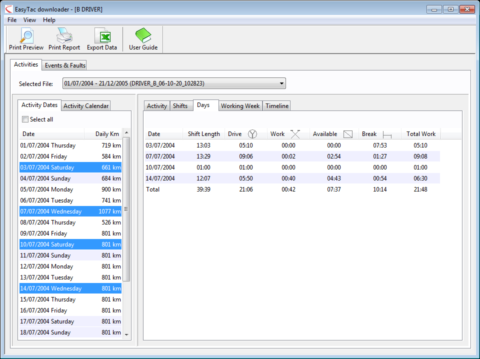 The No.1 Tachograph Software for Owner-Drivers & Small Fleets