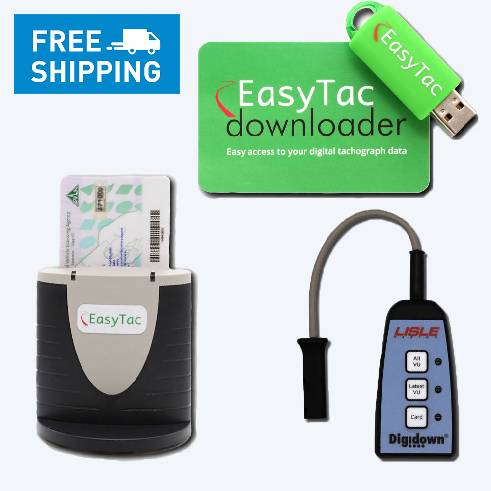 EasyTac full digital tacho download kit with classic driver's card ...