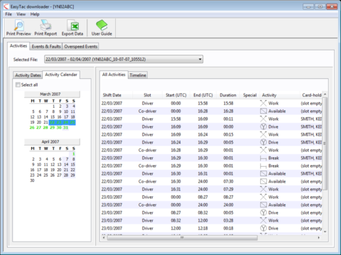Download digital tachographs - EasyTac complete digital tachograph ...
